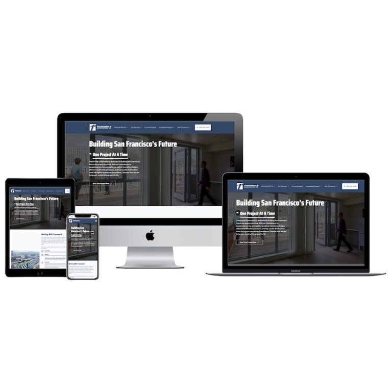 Transworld Construction Website Redesign | BlakSheep Creative