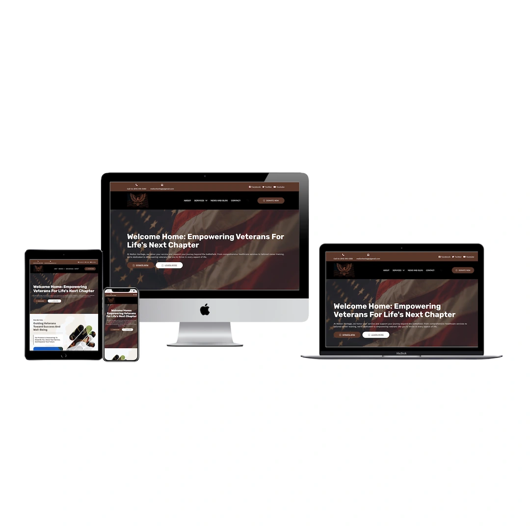 Mellon Heritage Foundation Website Design | Empowering Veterans ...
