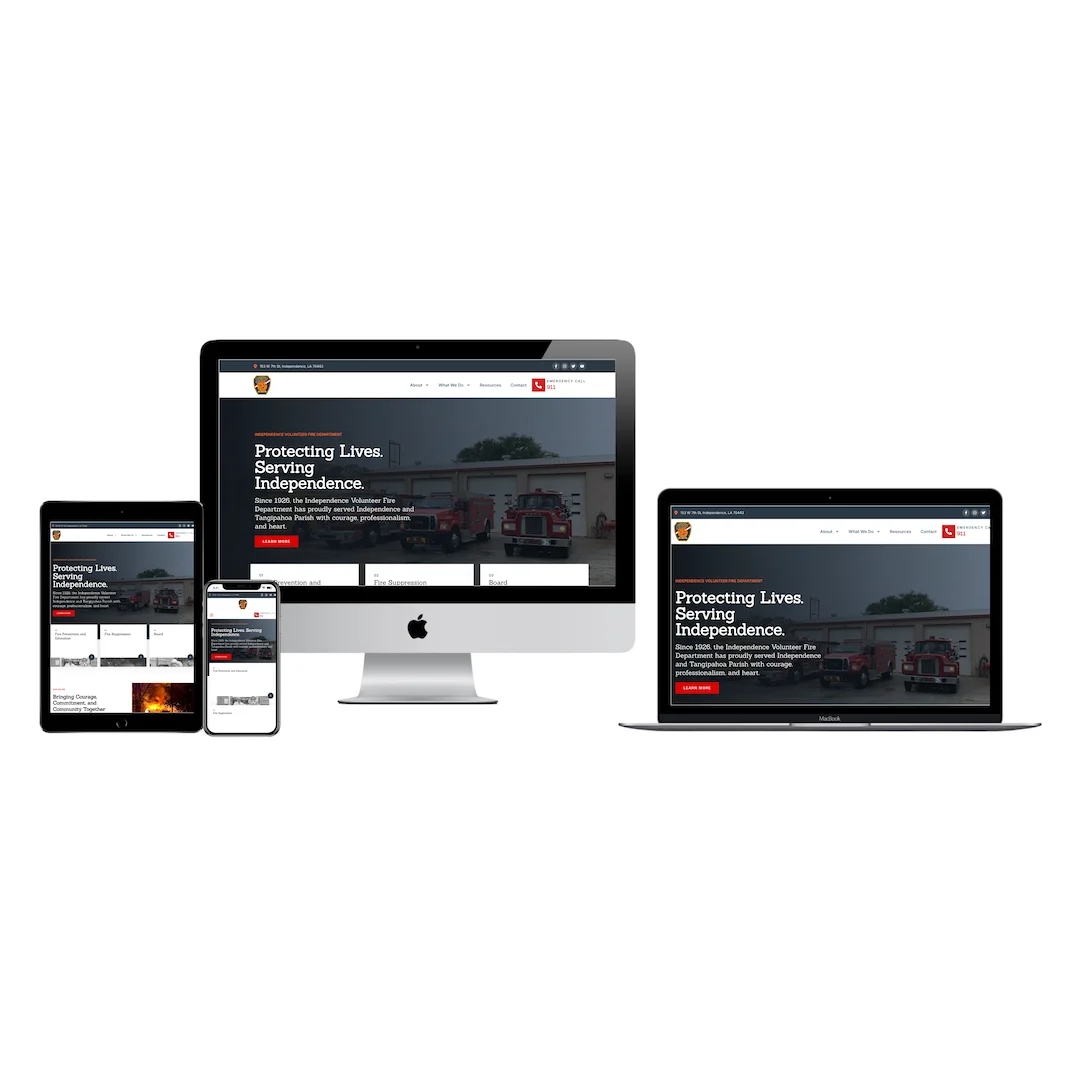 Independence Fire Department Website Redesign | BlakSheep Creative